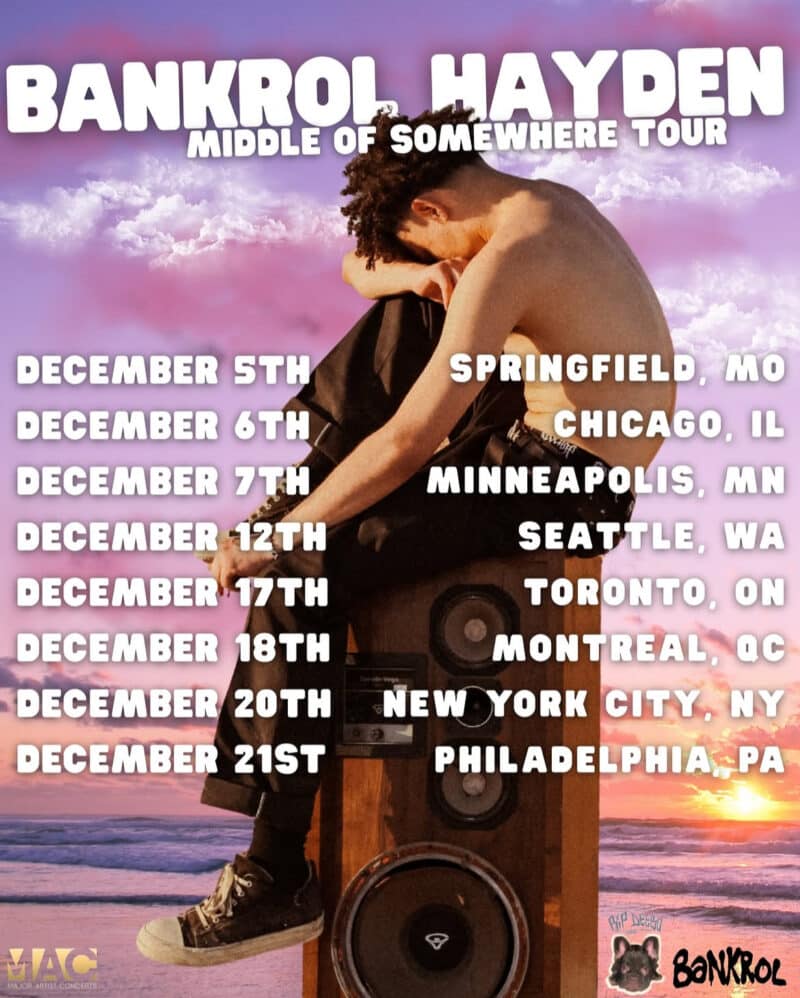 Bankrol Hayden reveals his Middle of Somewhere Tour » // MELODIC Magazine