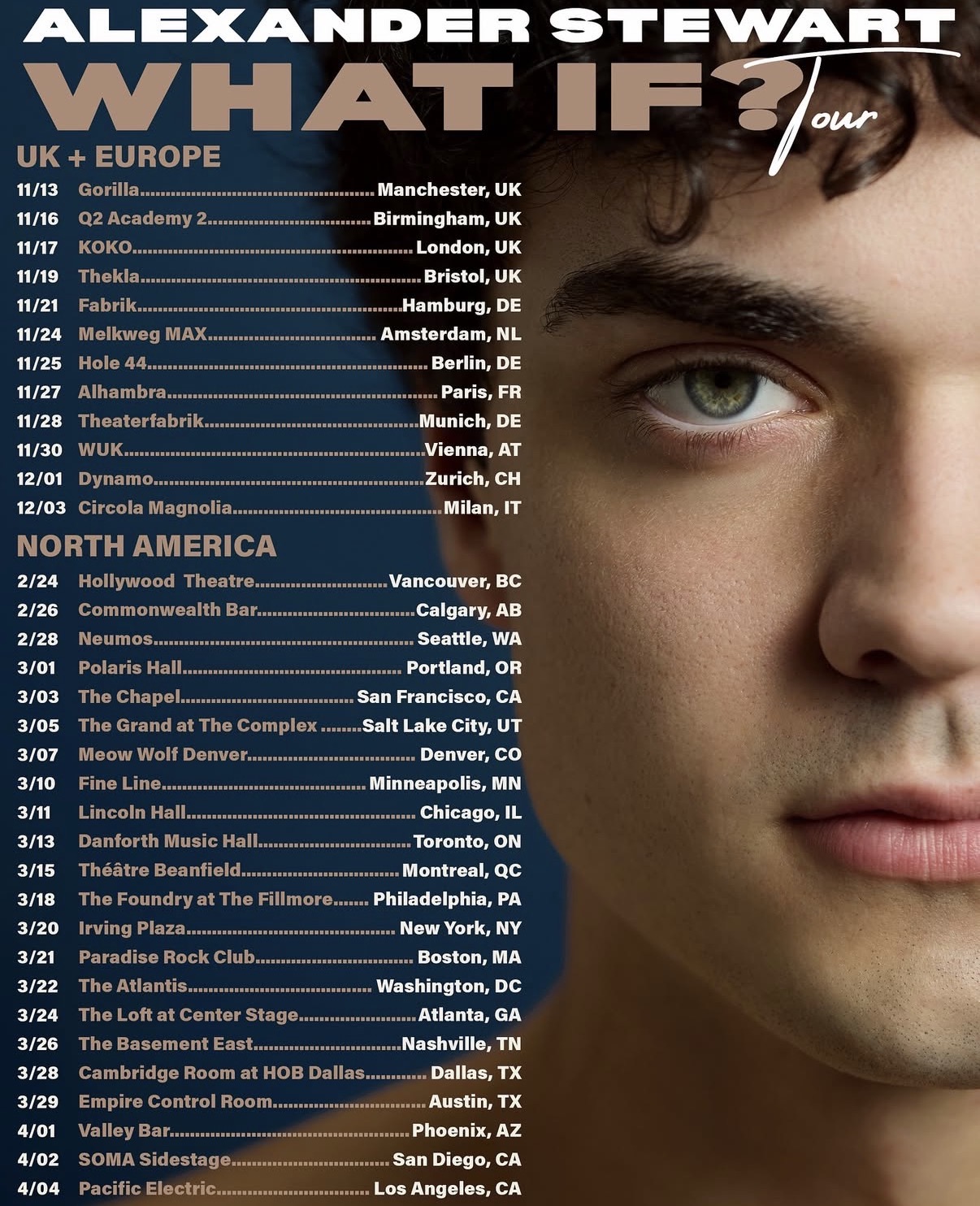 Alexander Stewart reveals the ‘What If?’ world tour » // MELODIC Magazine