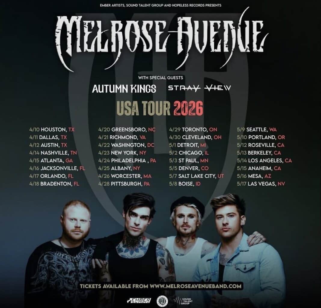 Melrose Avenue announces USA tour dates for 2026 » // MELODIC Magazine