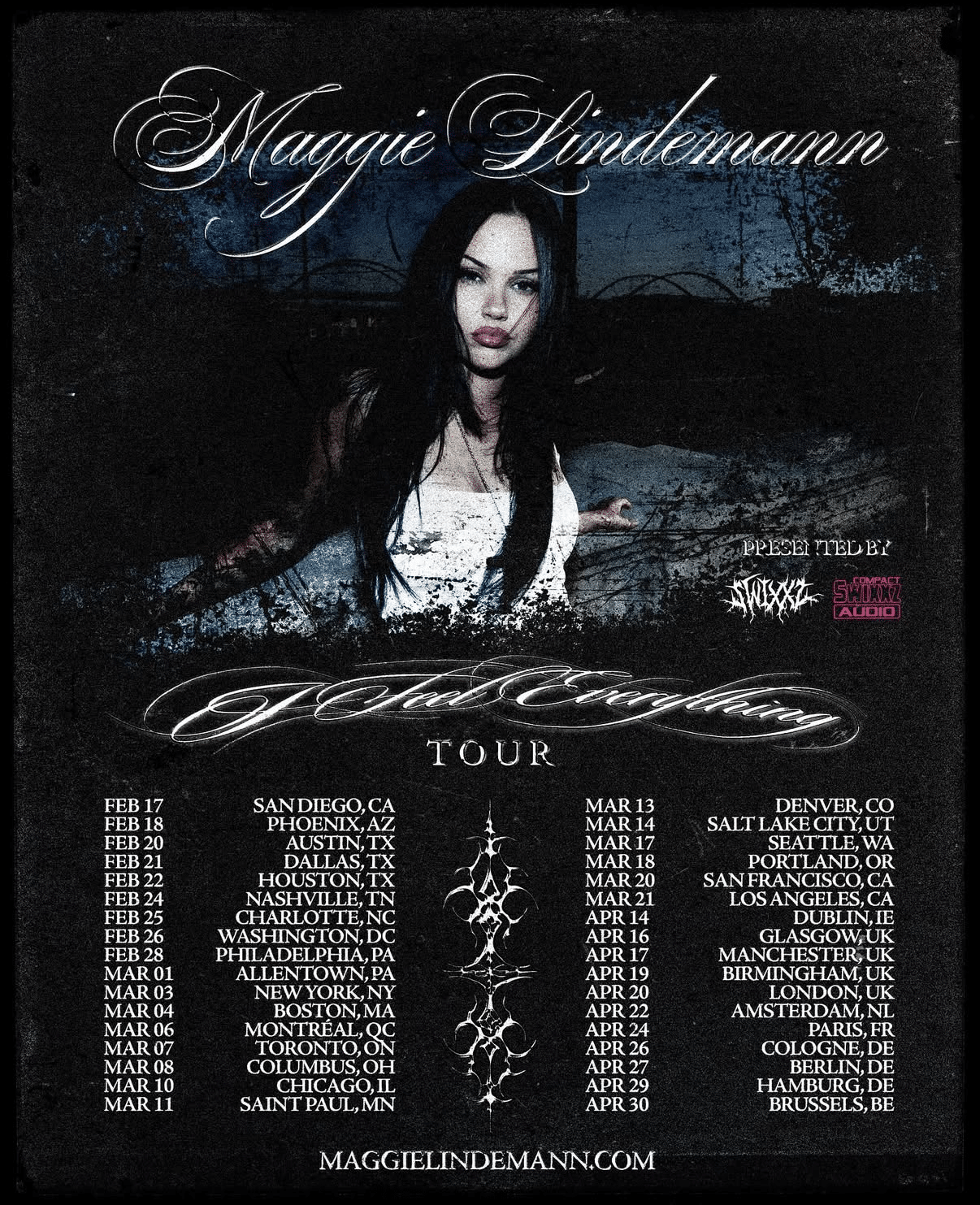 Maggie Lindemann is hitting the road in 2026 on the I Feel Everything ...