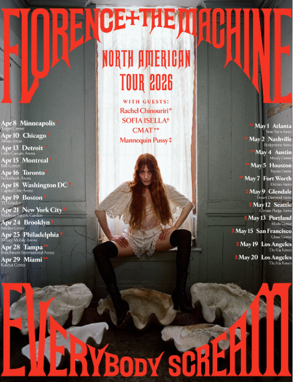 Florence + The Machine announce 2026 North American tour dates ...