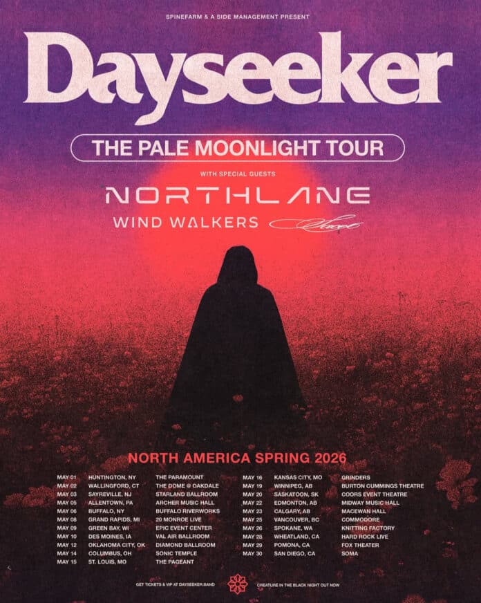 Dayseeker unveils The Pale Moonlight Tour for spring 2026 » // MELODIC ...