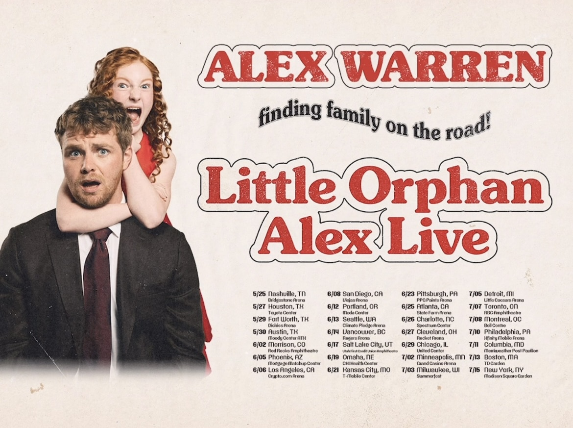 See Little Orphan Alex Warren, live in North America 2026 | // MELODIC Magazine