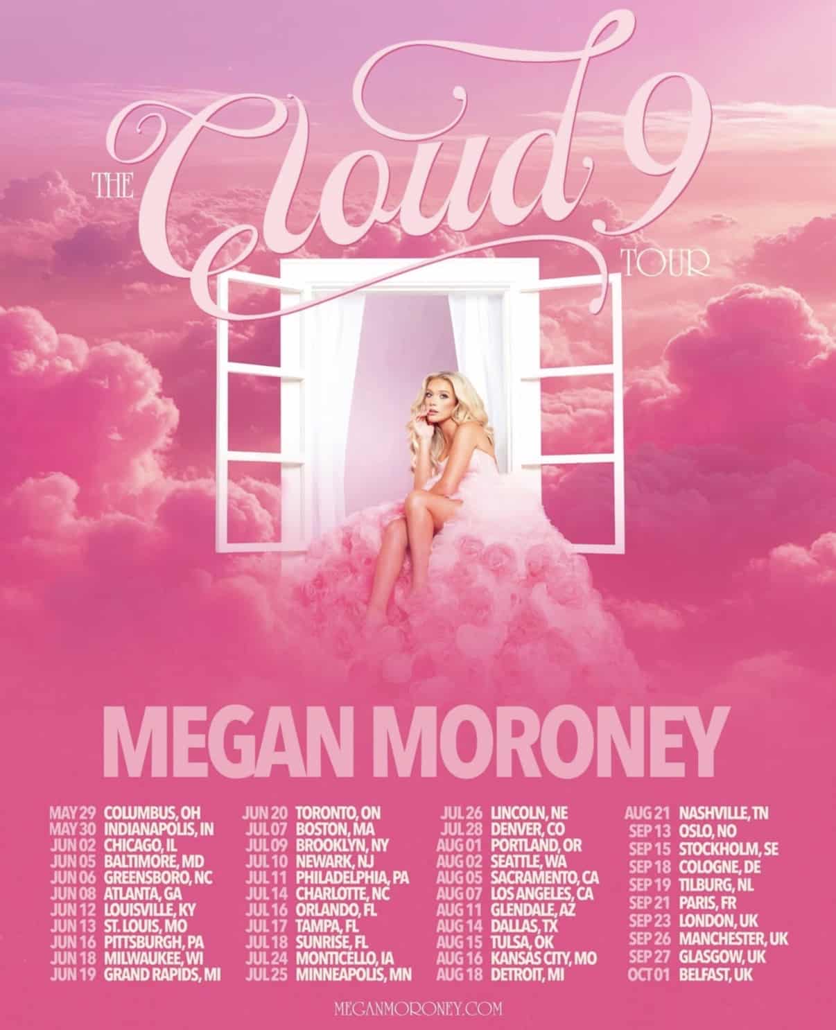 Megan Moroney announces Cloud 9 Tour for 2026 » // MELODIC Magazine