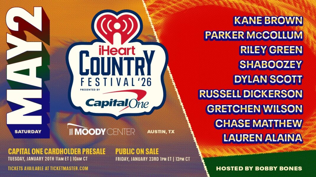 iHeart Country Festival reveals Kane Brown, Riley Green and more for ...